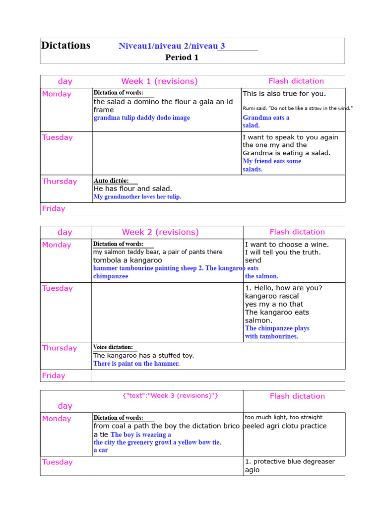 Teacher Document Dictation Piano 2021 | PDF