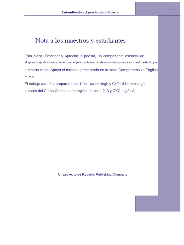 Entendiendo La Poesía | PDF | Belleza | Poesía