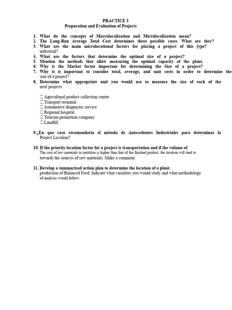 Project Preparation and Evaluation Guide | PDF | Geographic Information ...