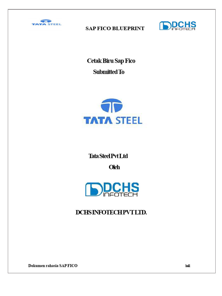 Panduan SAP FICO Blueprint DCHS | PDF