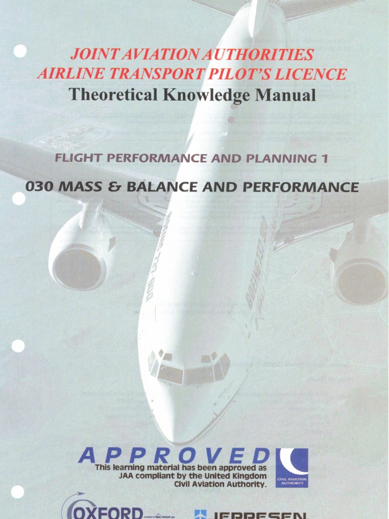 Jaa Atpl Book 6 - Oxford Aviation Jeppesen - Mass & Balance and Perfomance | PDF
