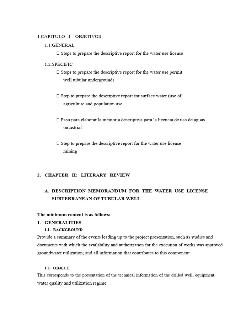 Descriptive Memory For Water | PDF | Water | Mining