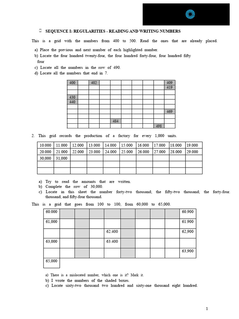 Mathematics-Numbering-5th-6th Grade | PDF | Numbers | Elementary ...