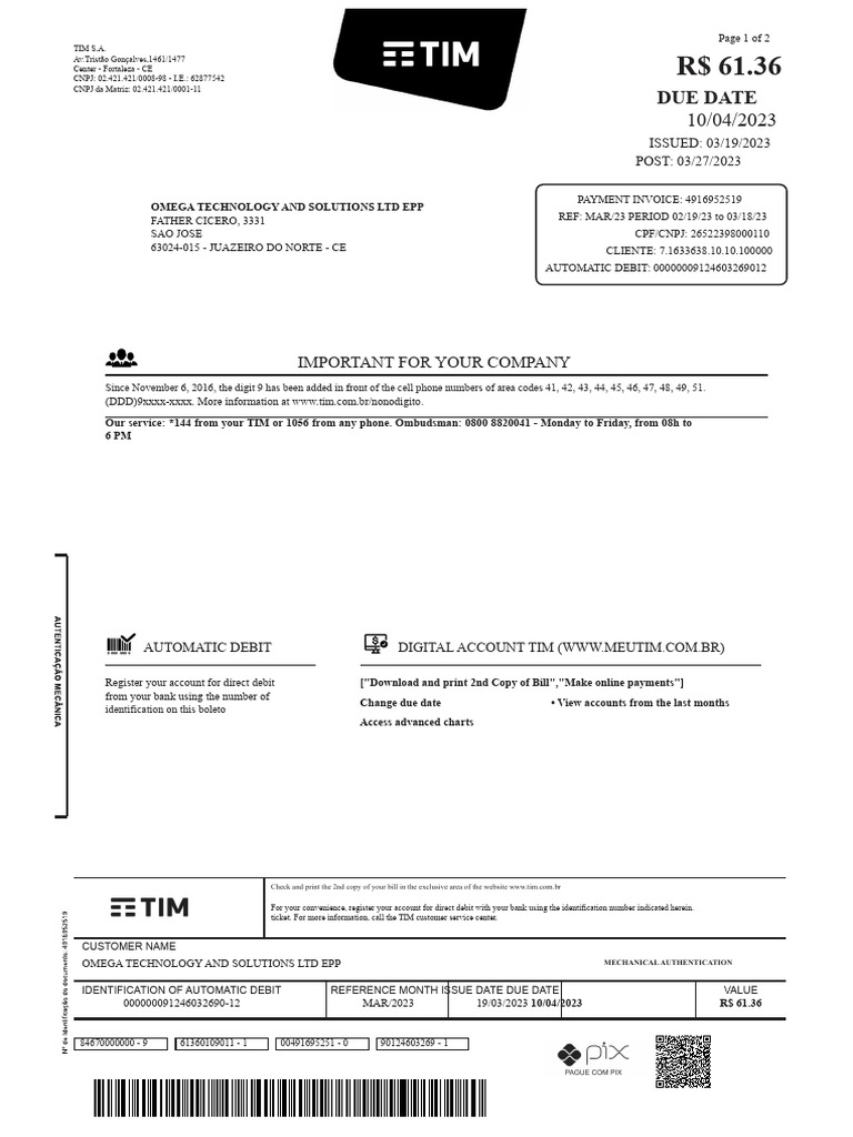 Tim 04 2023 | PDF | Banking | Financial Services