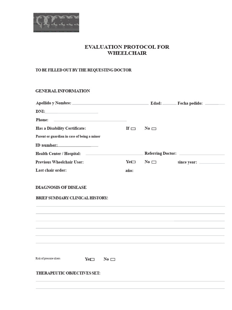 Protocol For Requesting Wheelchairs | PDF | Wheelchair
