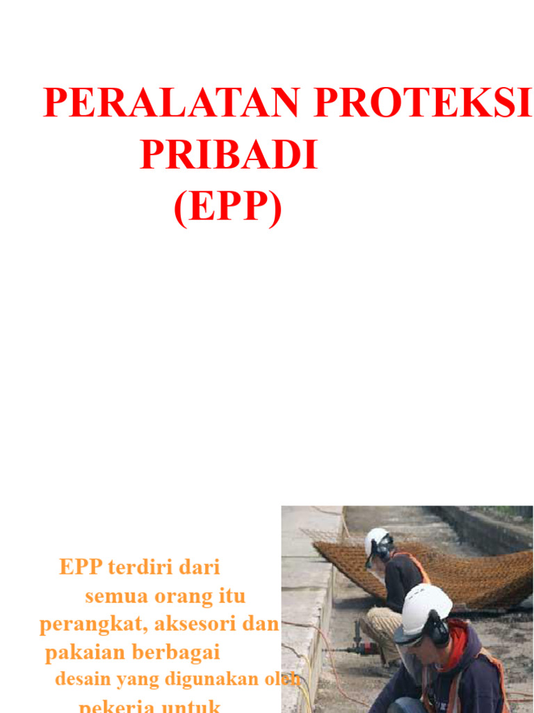Peralatan Pelindung Diri, APD | PDF