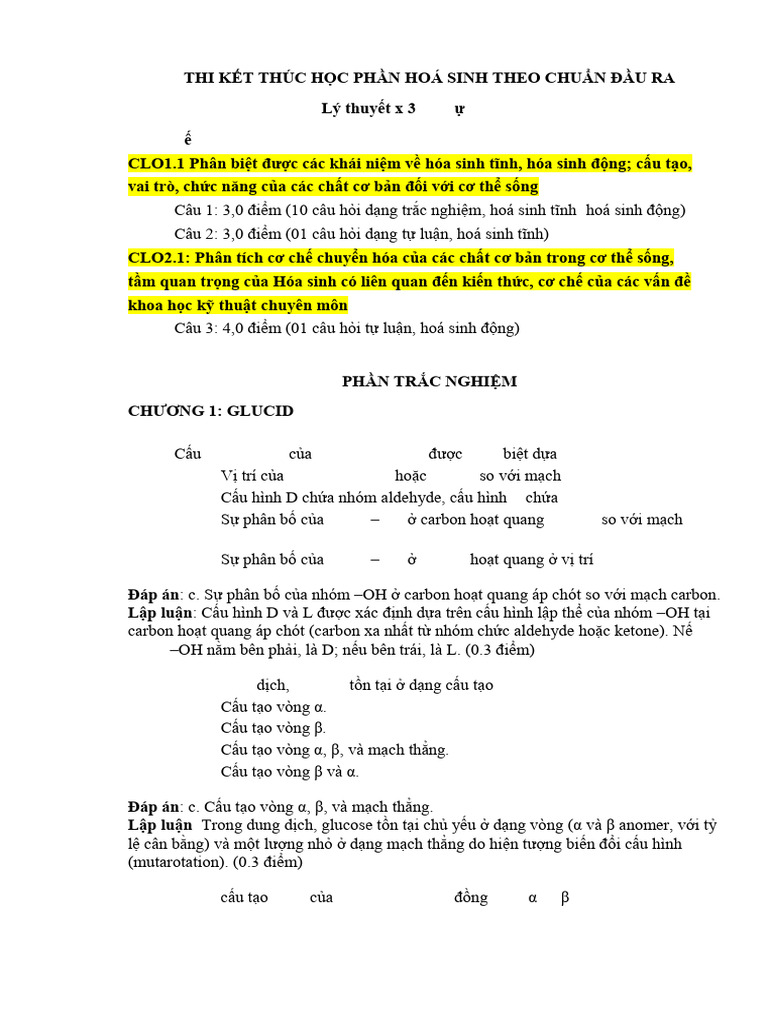 T_NG Ã_N HOÃ_ SINH 2025 | PDF