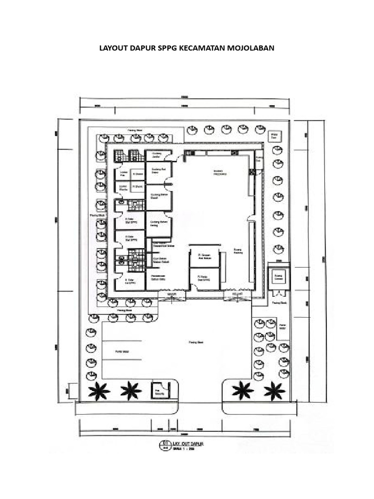 Layout Dapur SPPG Kecamatan Mojolaban | PDF
