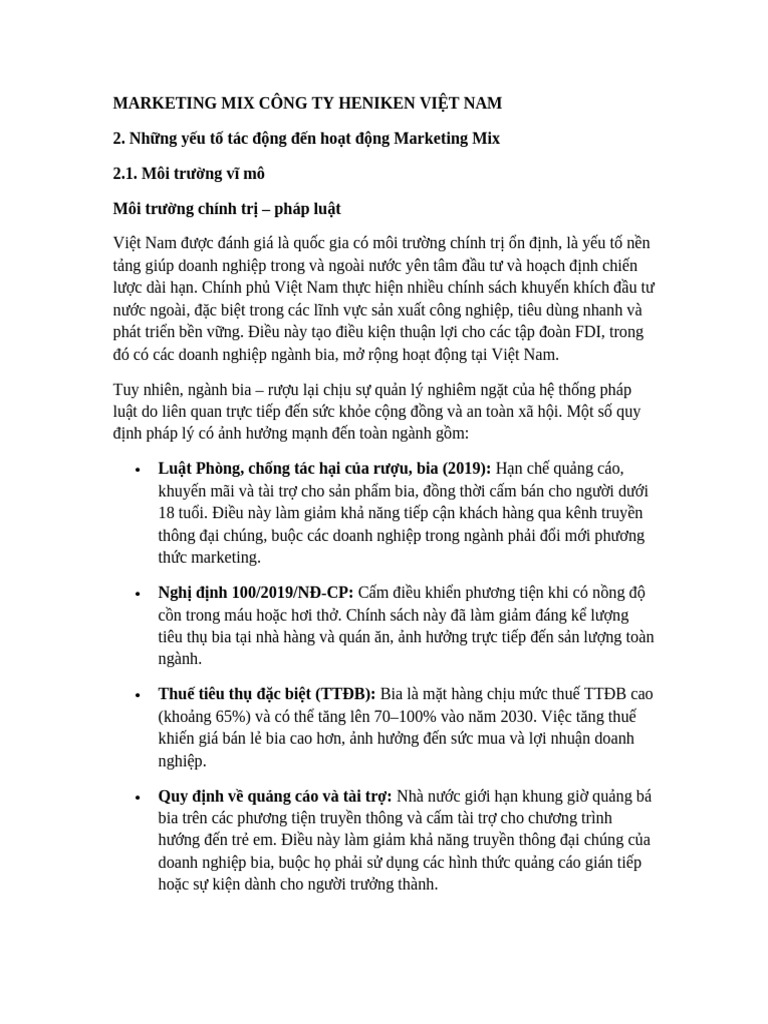 Bản sao của Bang - Phan - Tich - heniken chi tiết | PDF