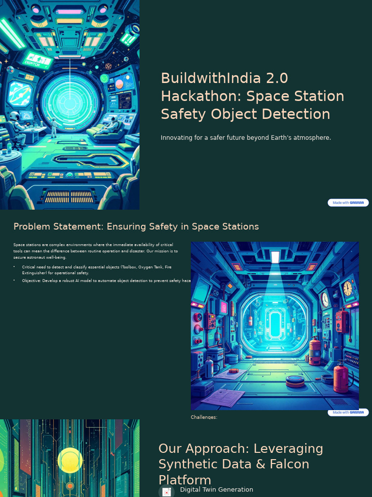 BuildwithIndia 20 Hackathon Space Station Safety Object Detection | PDF ...