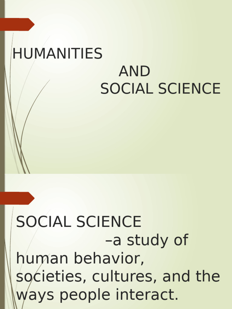 DISS Social Science and Humanities | PDF