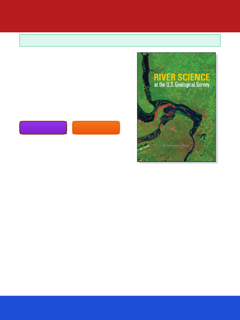 River Science at the U S Geological Survey National Research Council ...