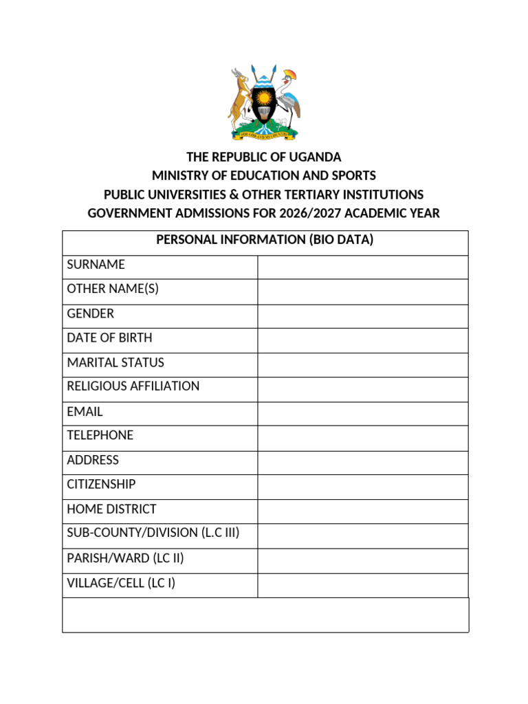 Pujab Dummy Form | PDF