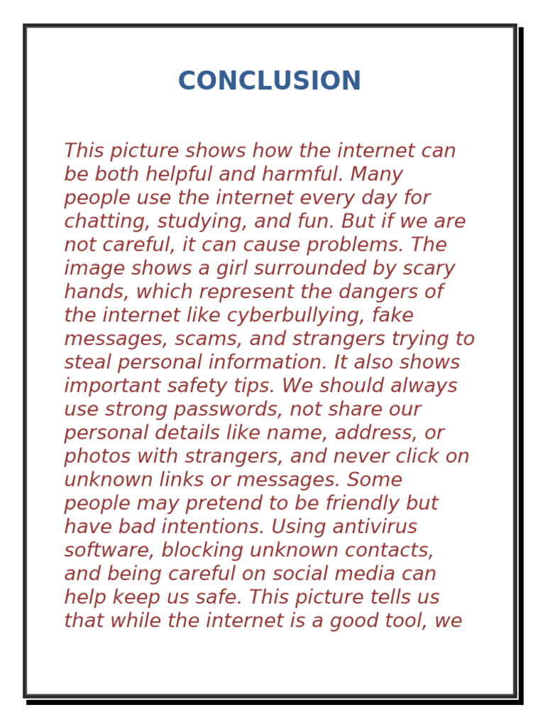 Internet Safety Tips and Risks | PDF