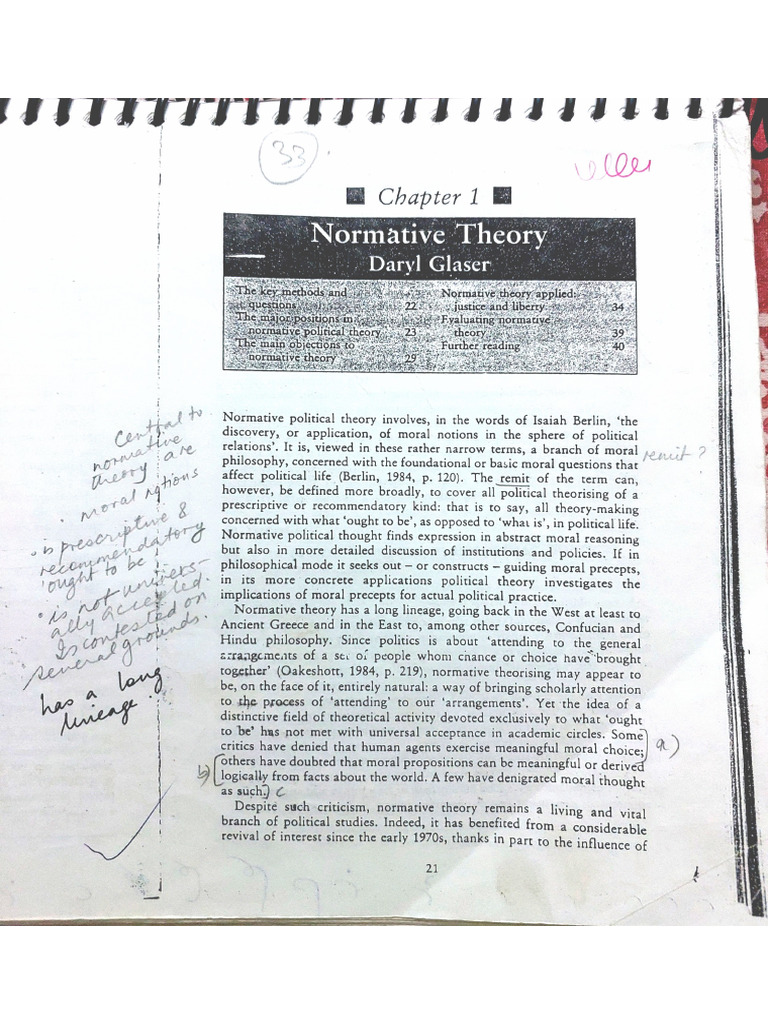 Normative Theory | PDF