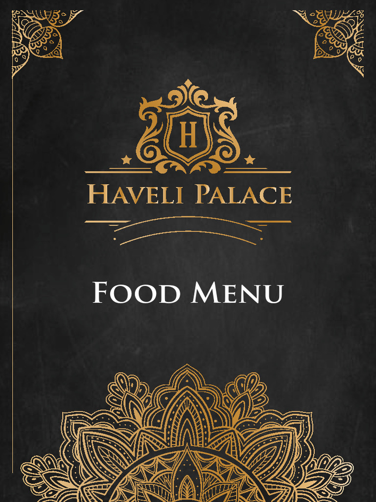 Haveli Menu | PDF | Gravy | Soup