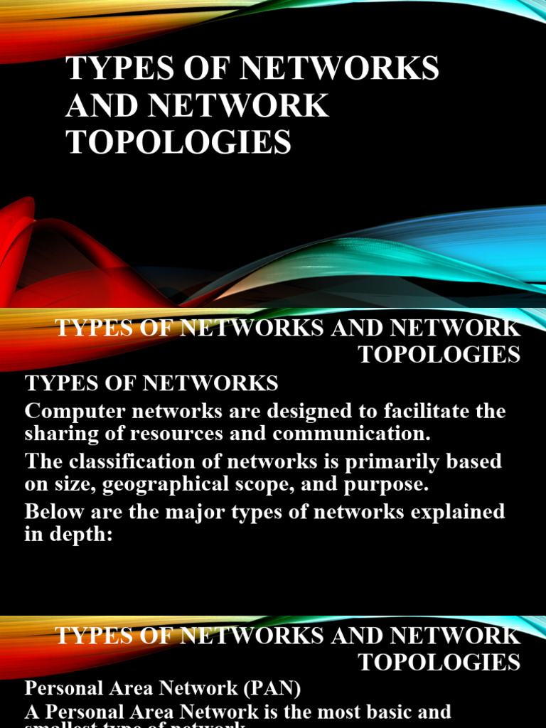 Lecture 5 - Types of Networks and Network Topologies | PDF | Computer ...