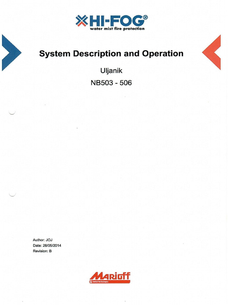 Marioff 2 Hi-Fog | PDF