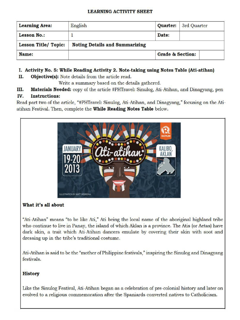 English 7 Q3 Week 1 Module 2 Pdf