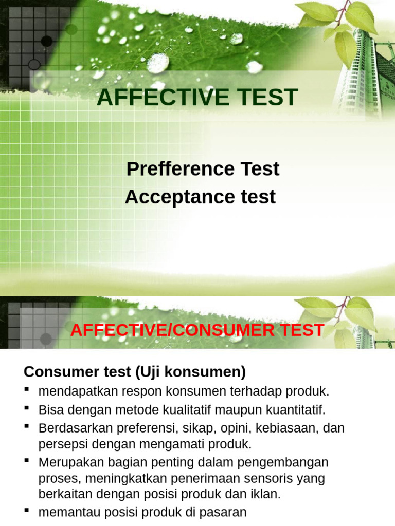 6. Affective Test | PDF