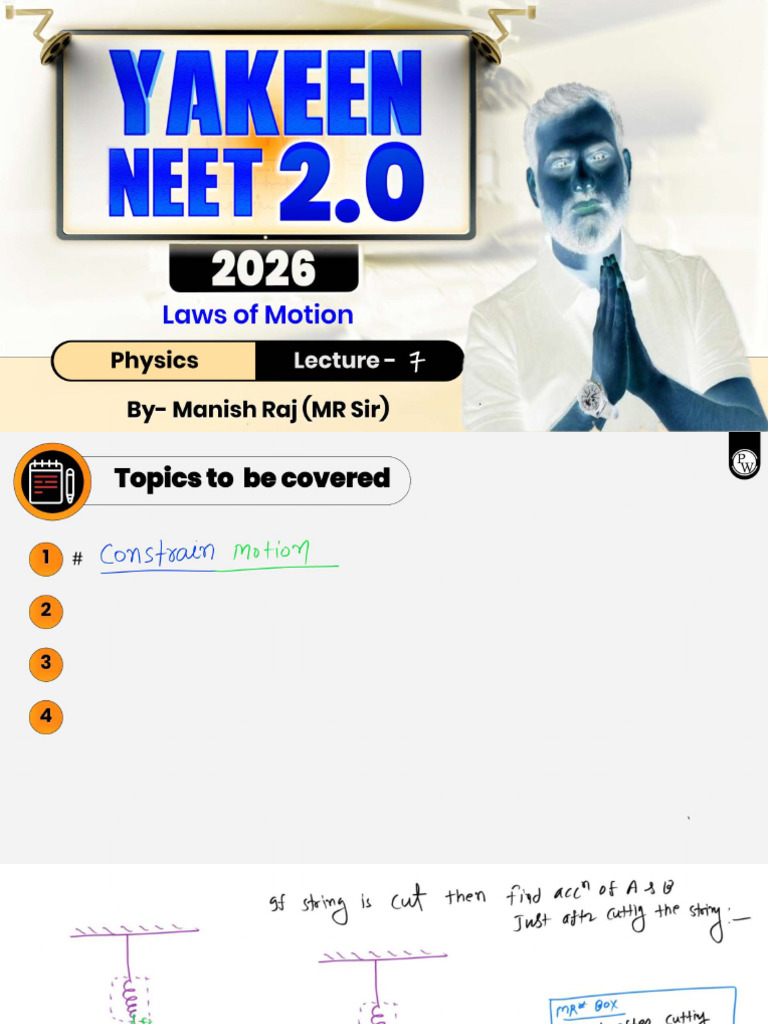 68919d15c099a24b20d269e3_##_Laws of Motion 07 _ Class Notes __ Physics ...