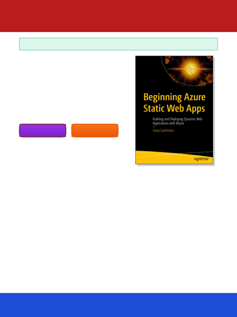 Beginning Azure Static Web Apps: Building and Deploying Dynamic Web ...