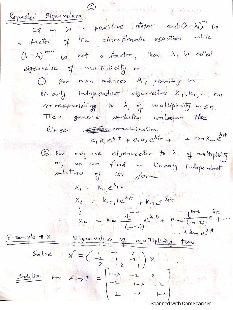 Lec 8 Advance ODE | PDF
