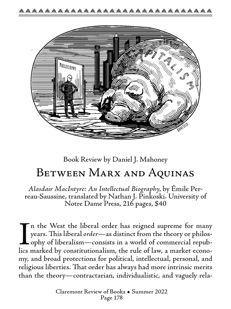 Between_Marx_and_Aquinas_Book_Review_by_Daniel_J._Mahoney | PDF ...
