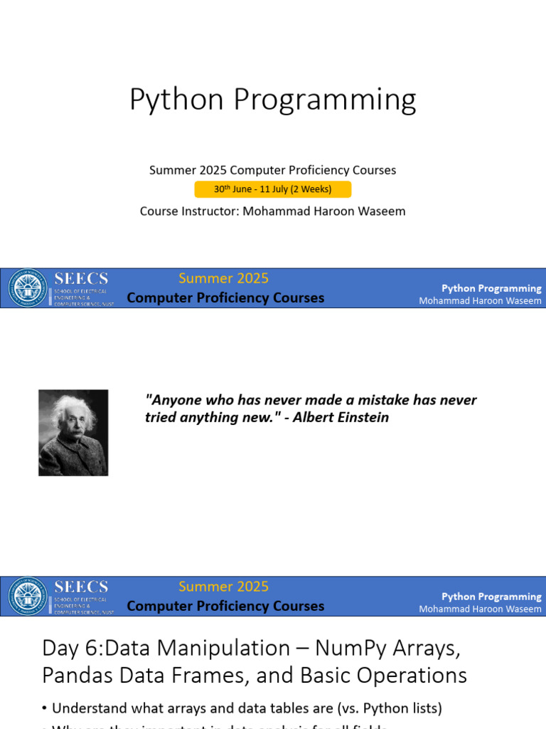 Python Programmings Day6 | PDF | Computer Programming