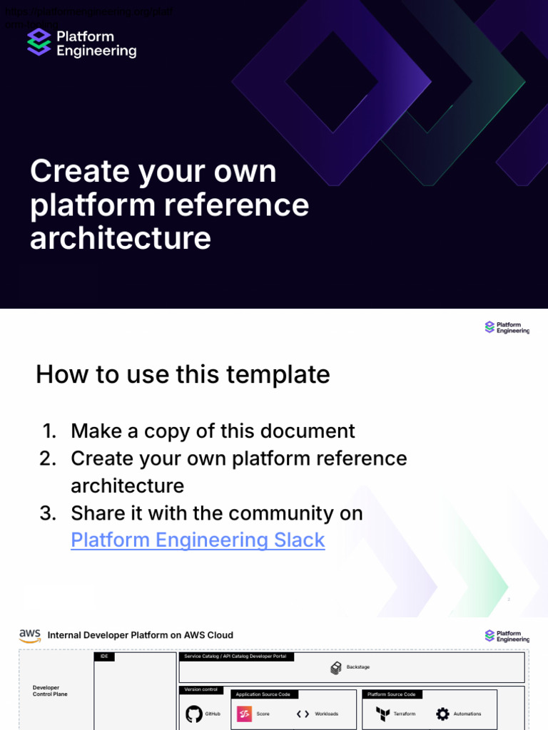 Create Your Own Platform Architecture | PDF | Cloud Computing ...