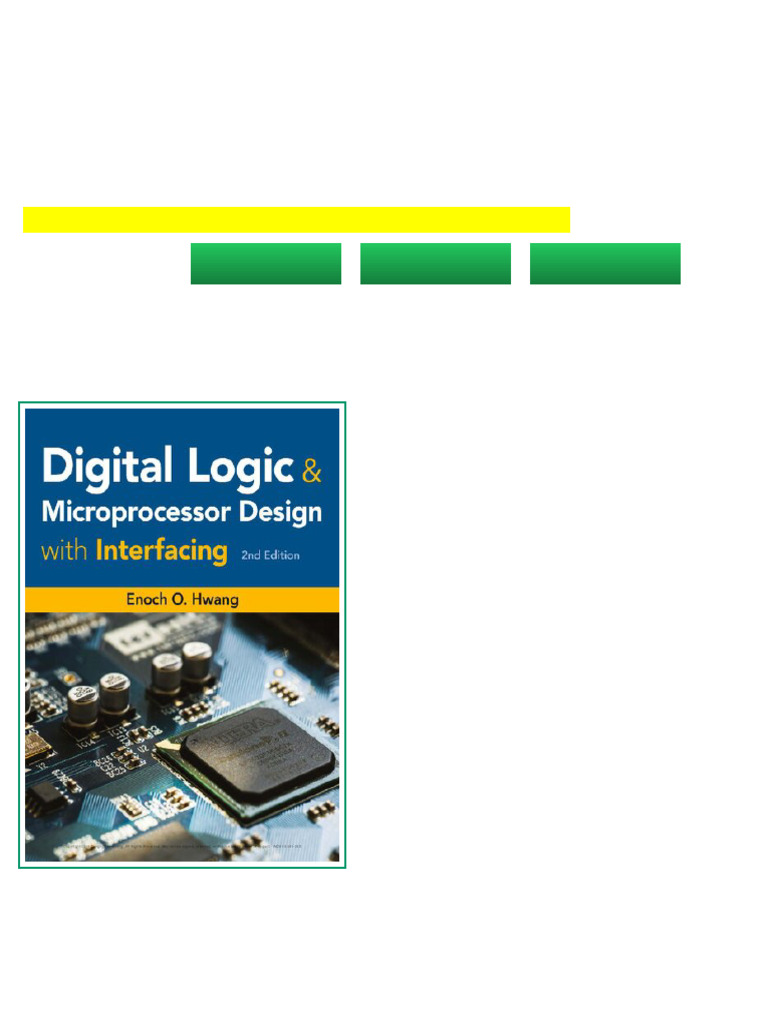 Digital Logic and Microprocessor Design with Interfacing 2nd Edition ...