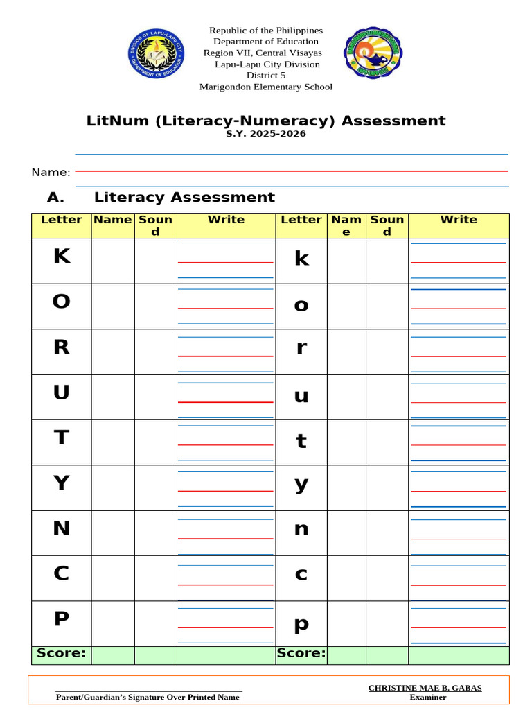 q2 Litnum Assessment | PDF