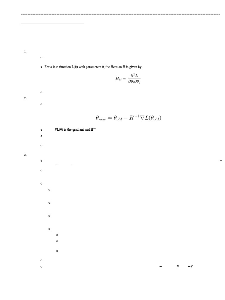 Second Order Methods 3 8 | PDF | Mathematical Optimization | Numerical Analysis