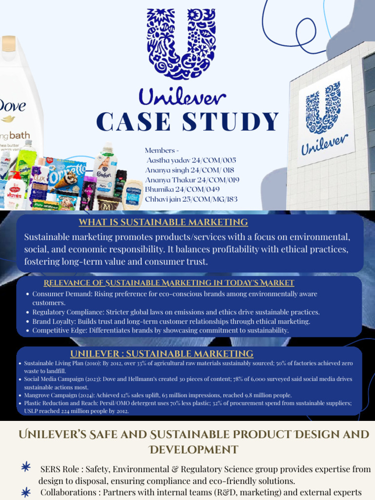 Unilever's Sustainable Marketing Strategies | PDF | Agriculture ...