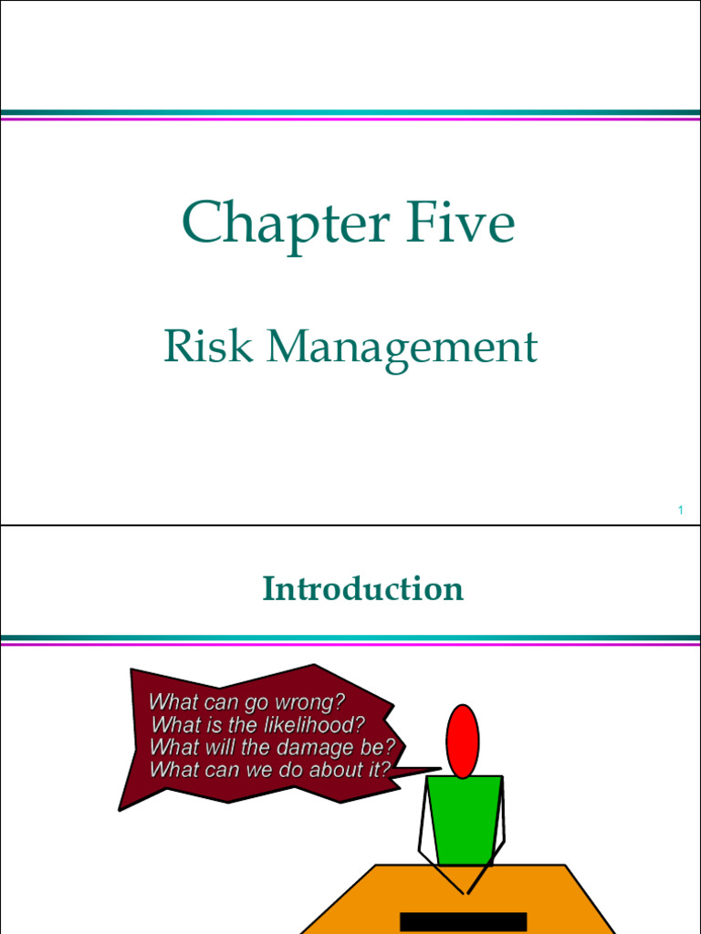 Chapter 5- Risk Management (2)[1] | PDF | Risk | Risk Management