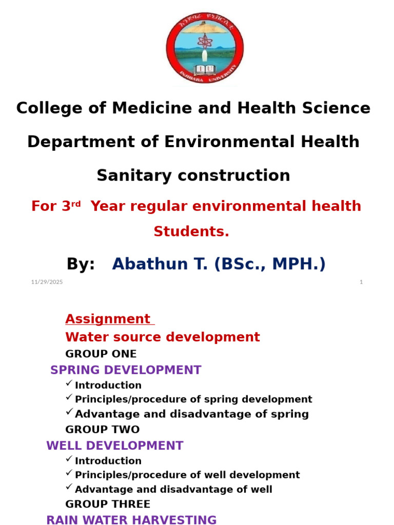 Sanitary Construction in Environmental Health | PDF | Adhesive | Wood