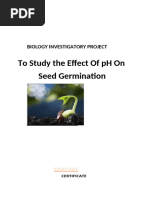 Seed Germination Experiment Report | PDF | Seedling | Seed