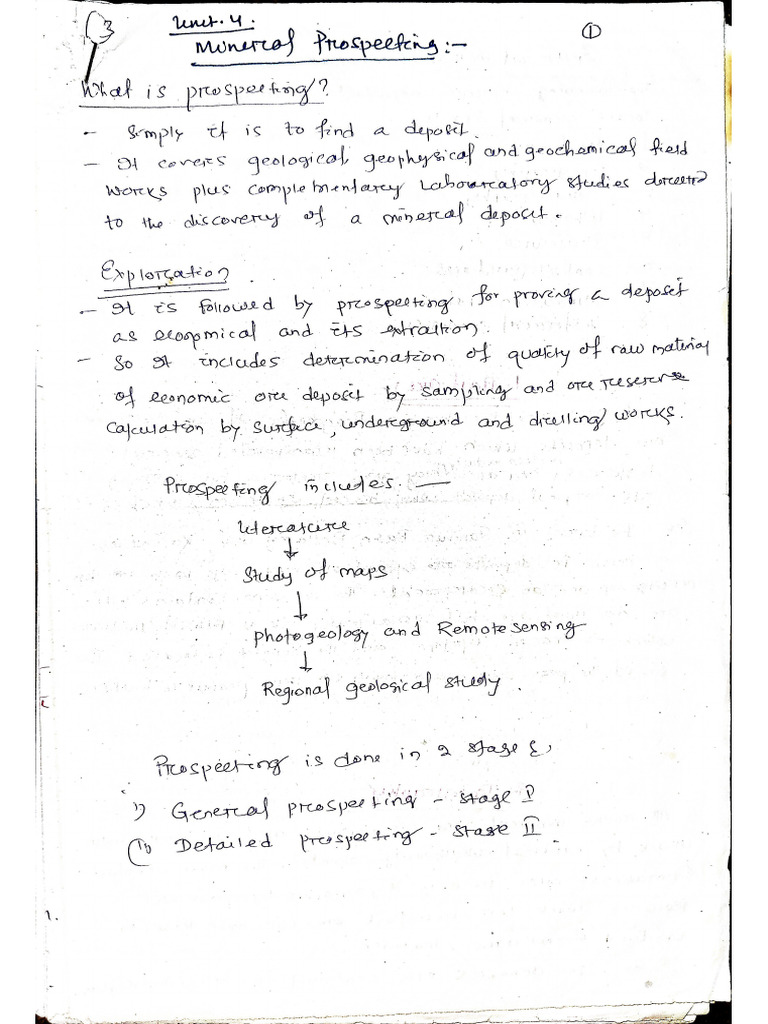 Mineral Prospecting | PDF