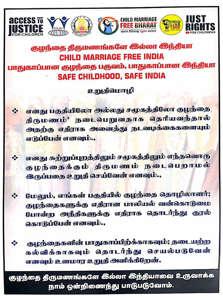 Child Marriage Against | PDF