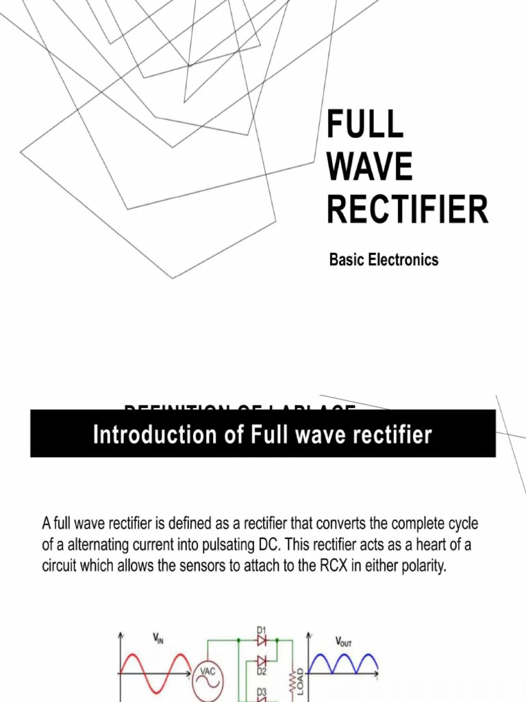 Full Wave Rectifier BKC | PDF