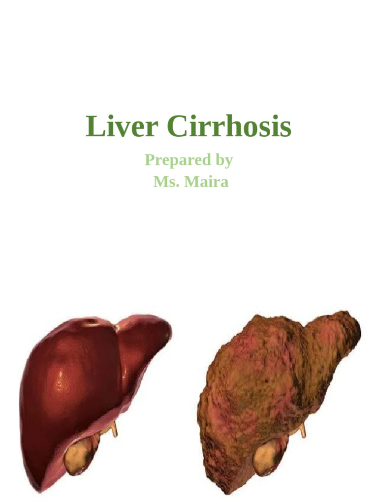 Lect 25. Liver Cirrhosis | PDF