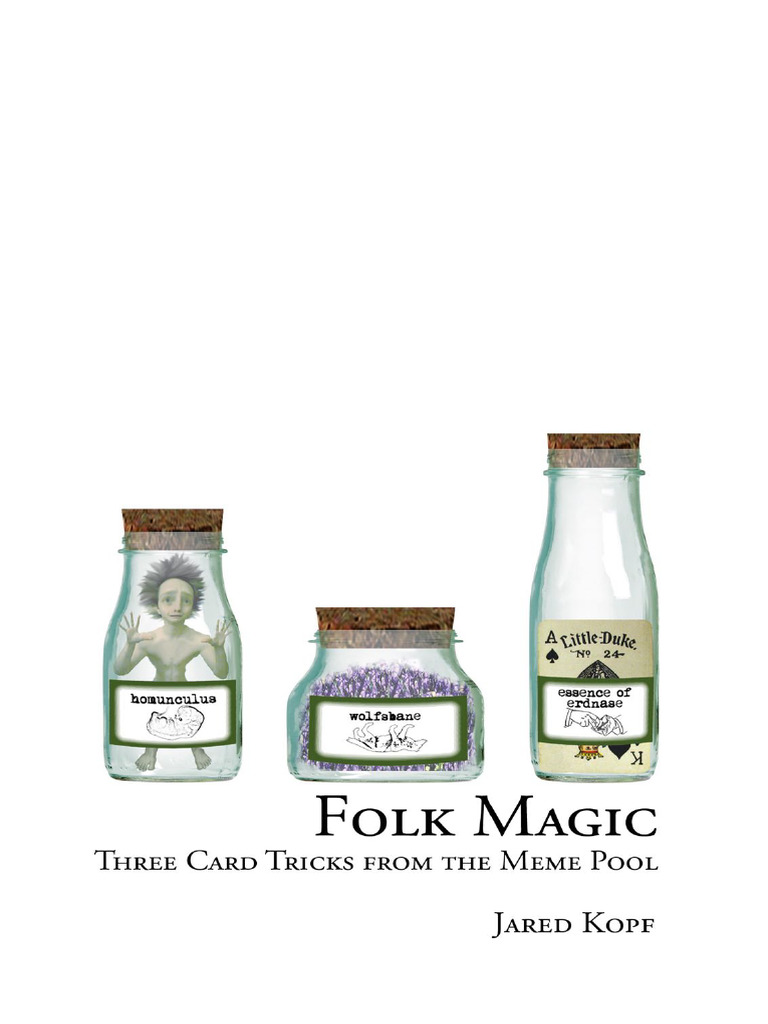 Folk Magic: Three Card Tricks | PDF | Playing Cards | Gaming Devices
