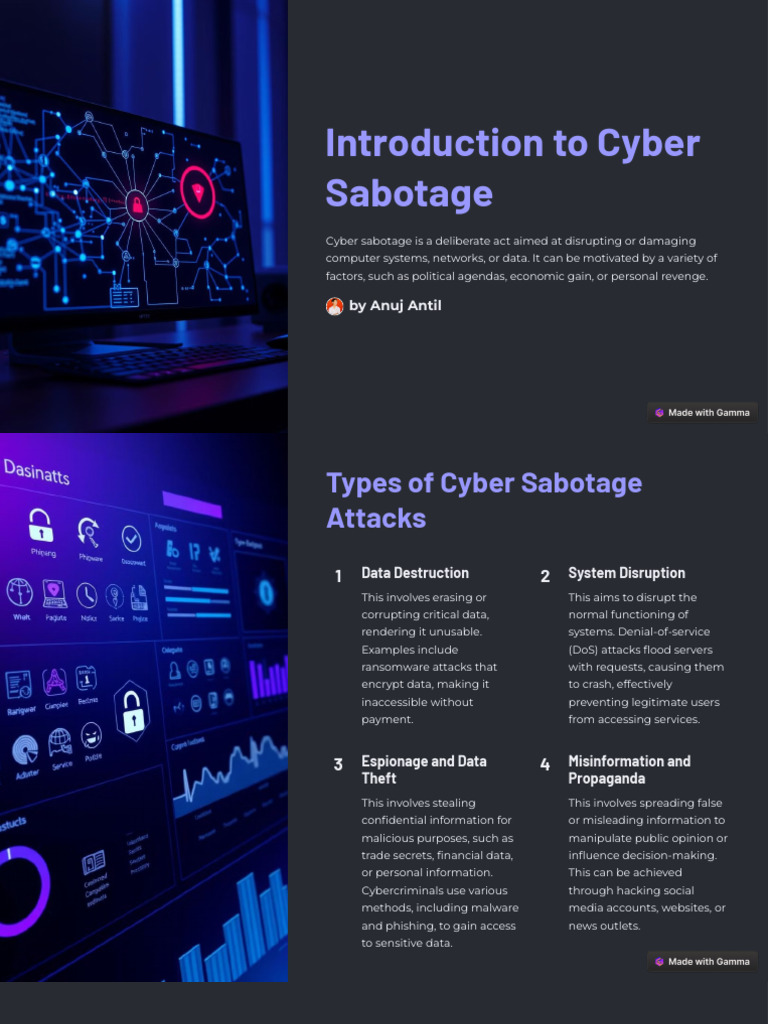 Understanding Cyber Sabotage Risks | PDF | Security | Computer Security