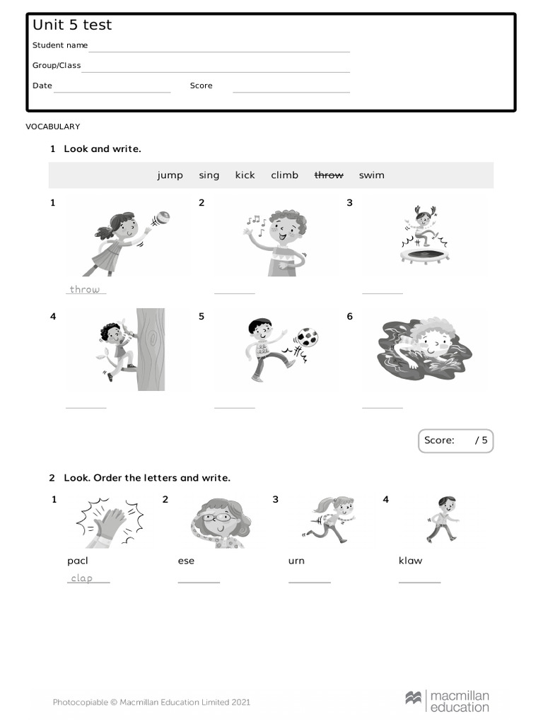 Unit 5 Test - 2351261763190994579 | PDF