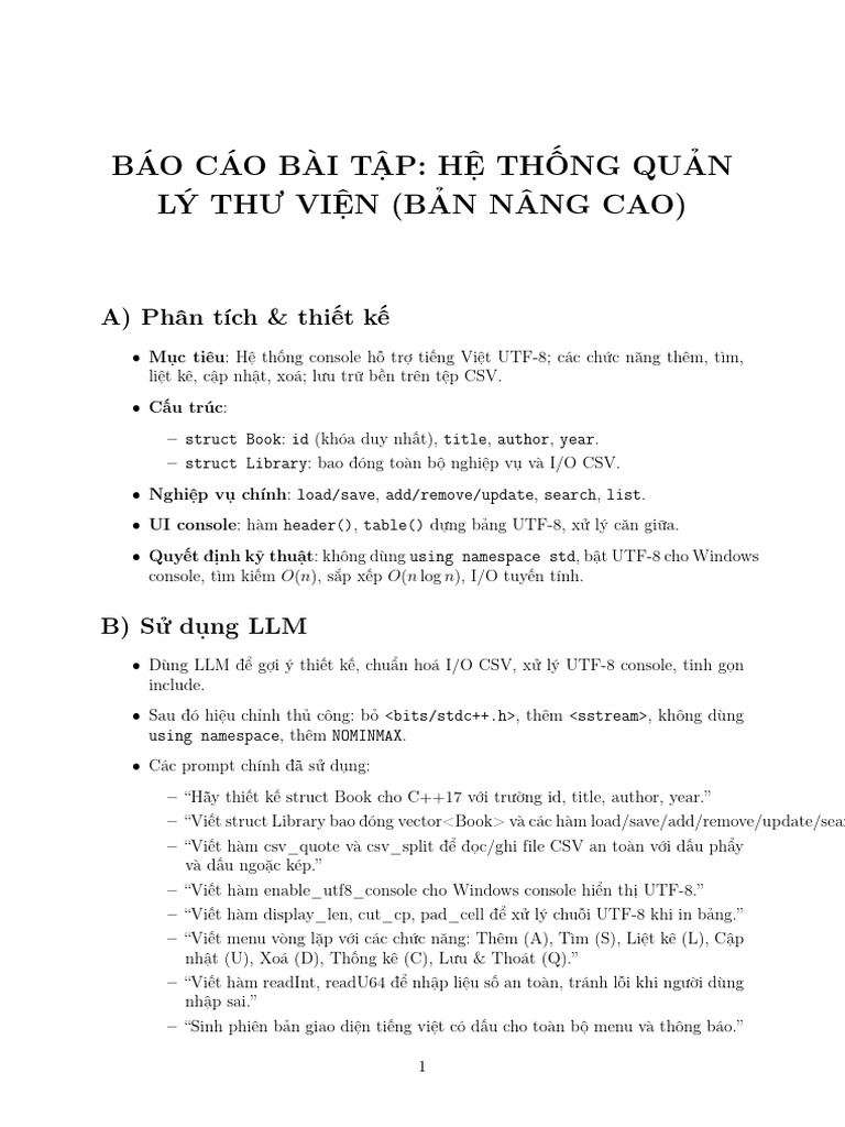 bản báo cáo pdf | PDF