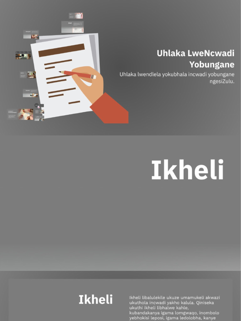 Uhlaka LweNcwadi Yobungane | PDF