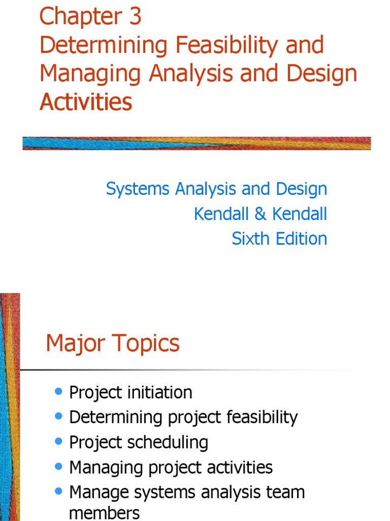 Manage Analysis & Design Feasibility with Gantt & PERT Charts | PDF ...