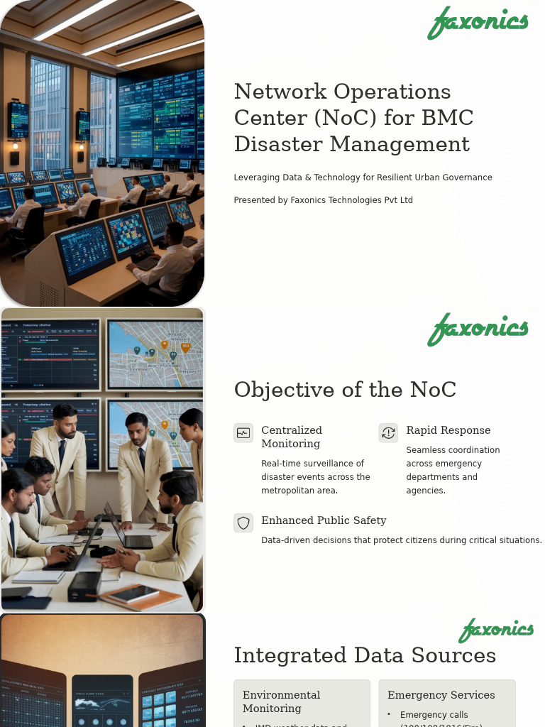 NoC for Urban Disaster Management | PDF | Computer Network | Analytics