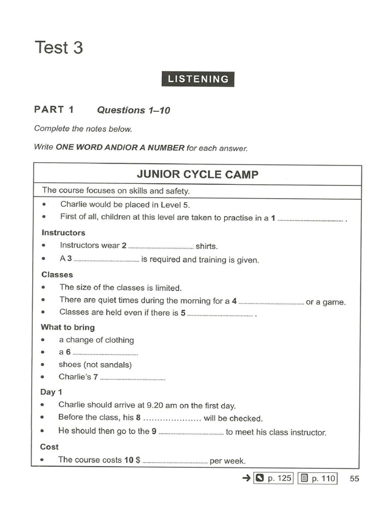 Ielts Intensive - Cam 16 - Test 3 | PDF
