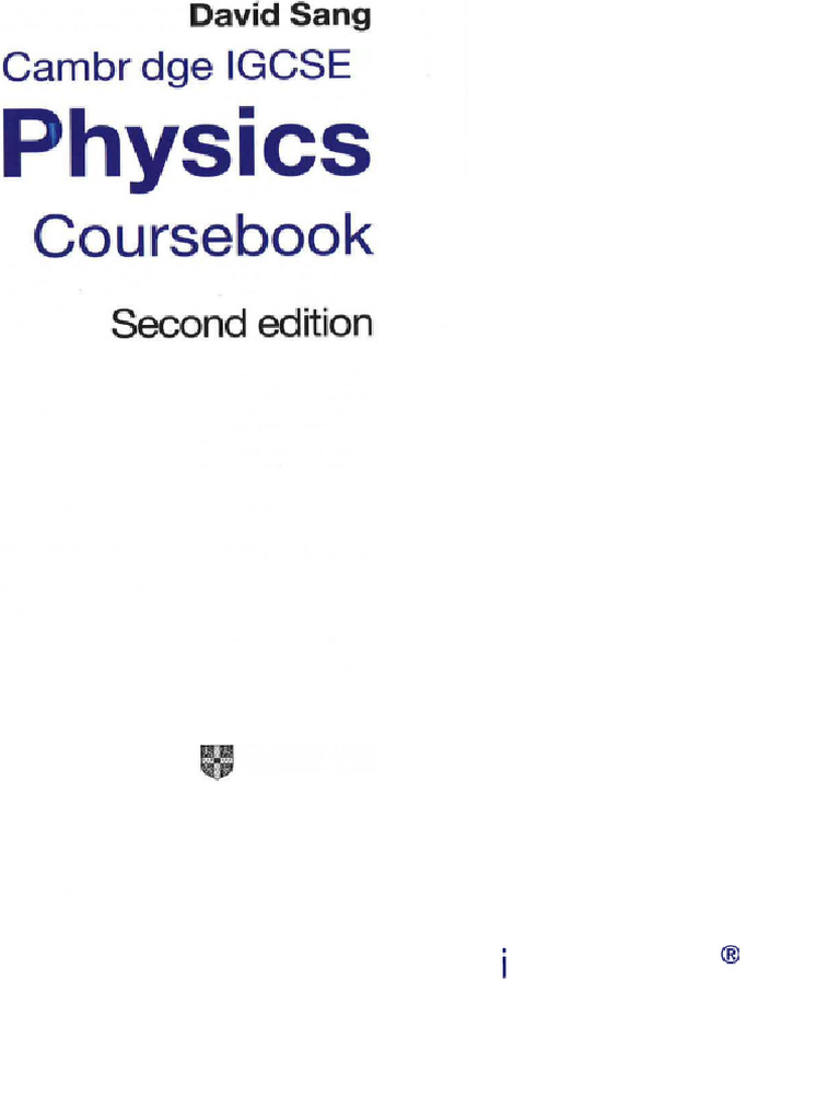 Cambridge IGCSE™ Physics Coursebook by Sang, David, Follows, Mike ...